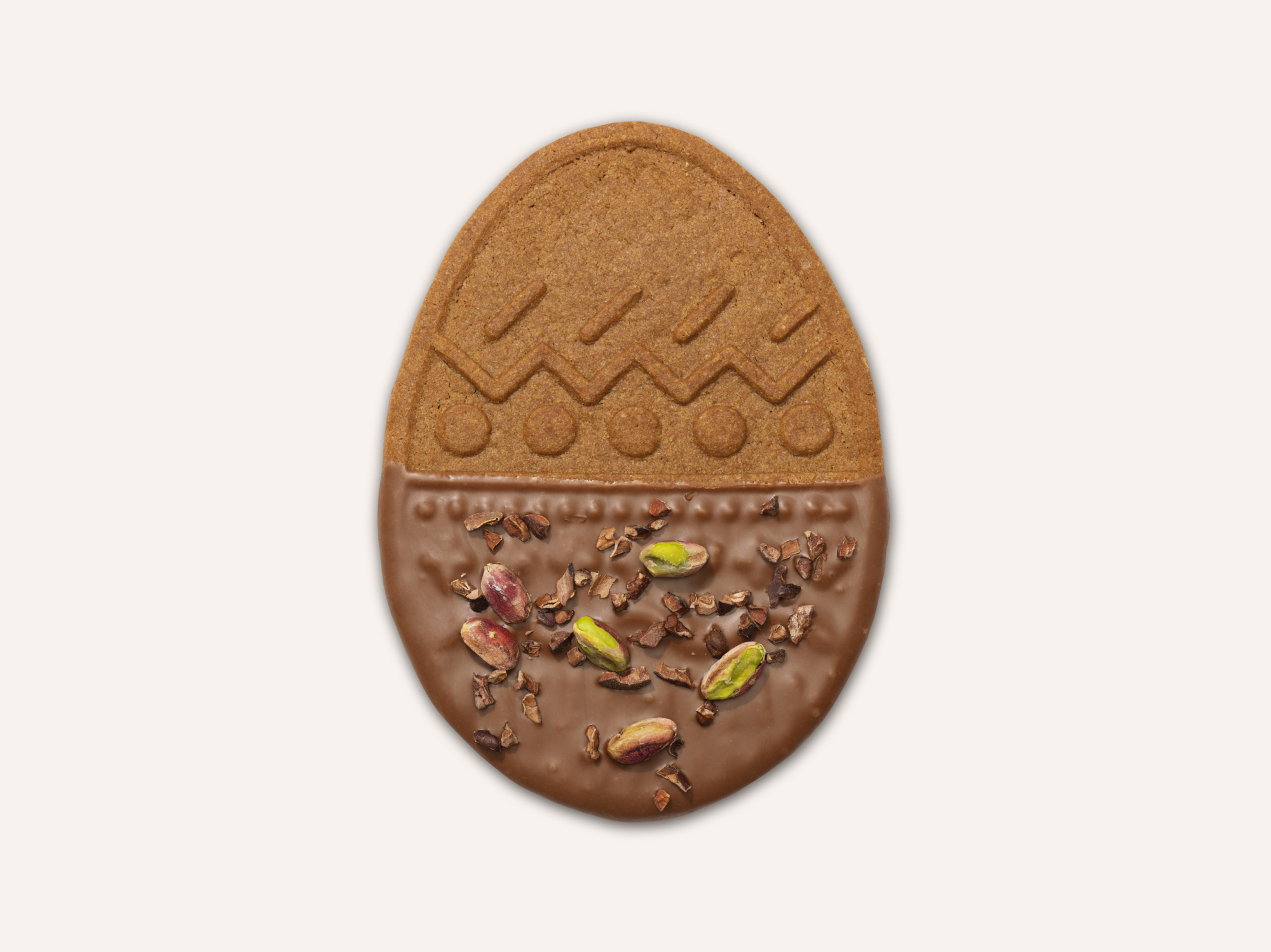 Speculoos milk chocolate egg | Maison Dandoy
